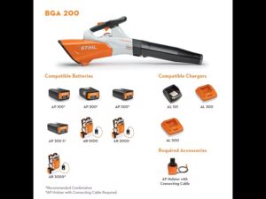 Stihl BGA 200 Cordless Blower - Lawnmowermecca.co.za